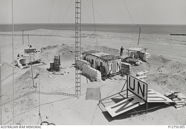 Photographs relating to Colonel Keith Desmond Howard, UNTSO and UNEF ...
