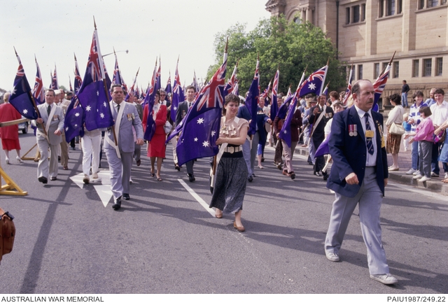 On 3 October 1987, after a Dawn Service held at the Cenotaph in Martin ...
