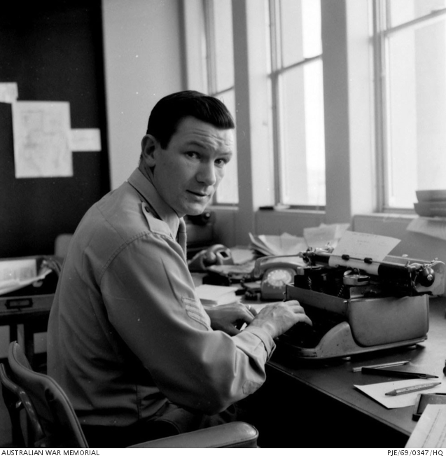 Australia. 14 August 1969. Portrait of Sergeant Kelly, a member of the ...