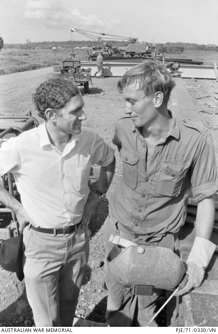 Phuoc Tuy Province, South Vietnam. June 1971. The Minister for the Army ...