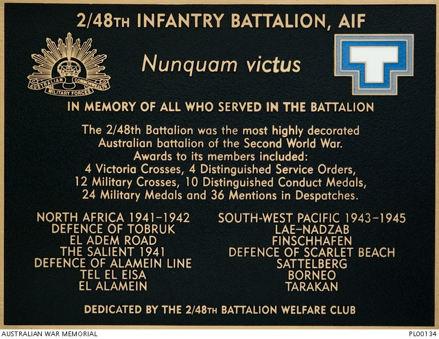 2/48th Australian Infantry Battalion, AIF | Australian War Memorial