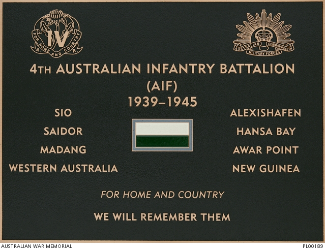 4th Australian Infantry Battalion (AIF) | Australian War Memorial