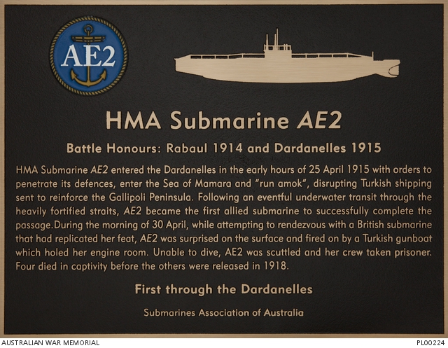HMA Submarine AE2 | Australian War Memorial