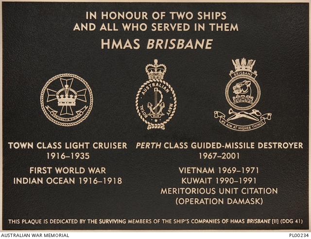 HMAS Brisbane | Australian War Memorial