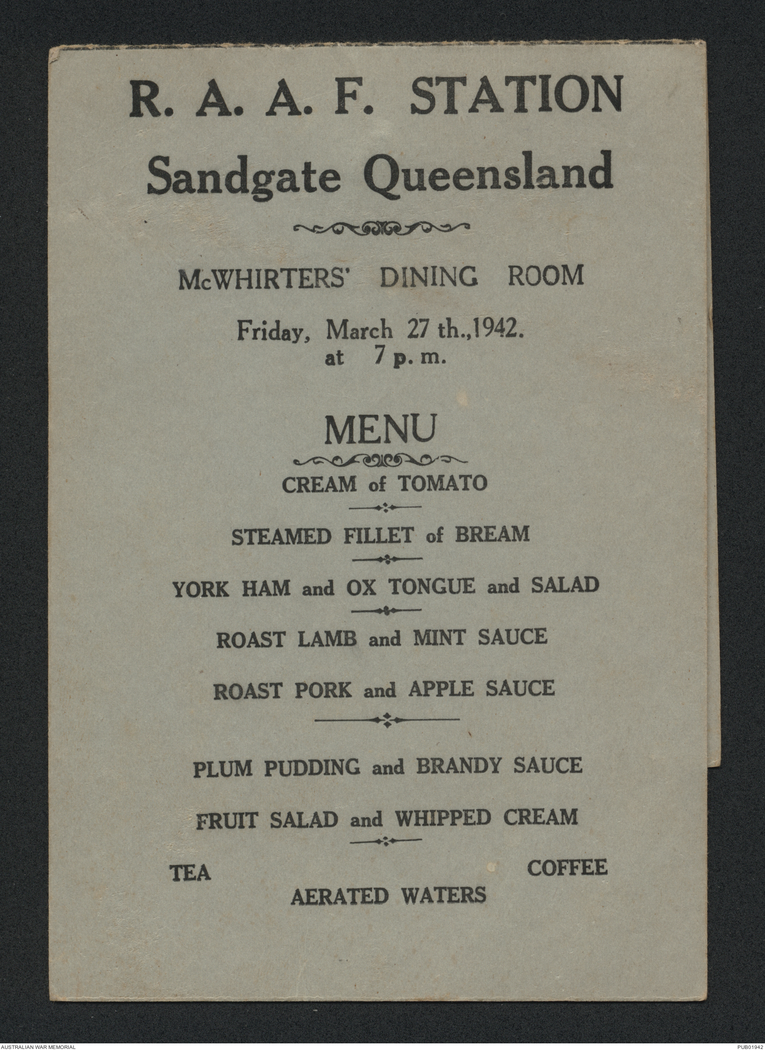 [Menu] RAAF Station Sandgate QLD | Australian War Memorial