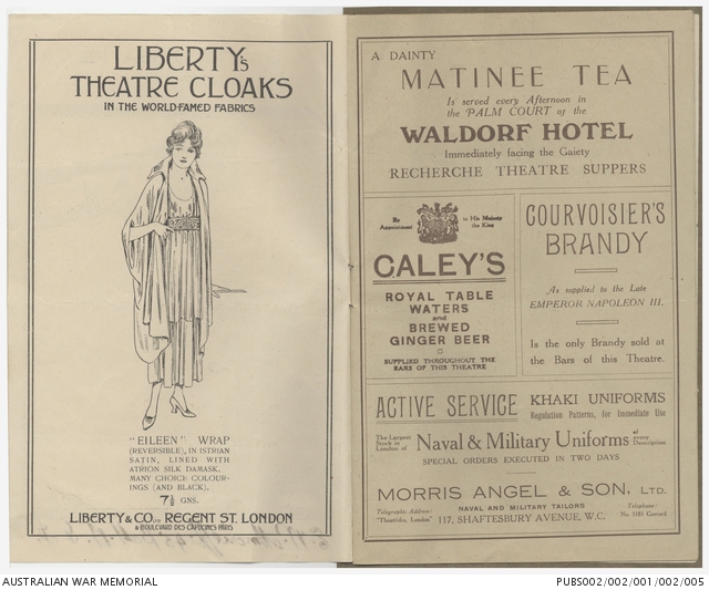 Item 5: Gaiety Theatre | Australian War Memorial