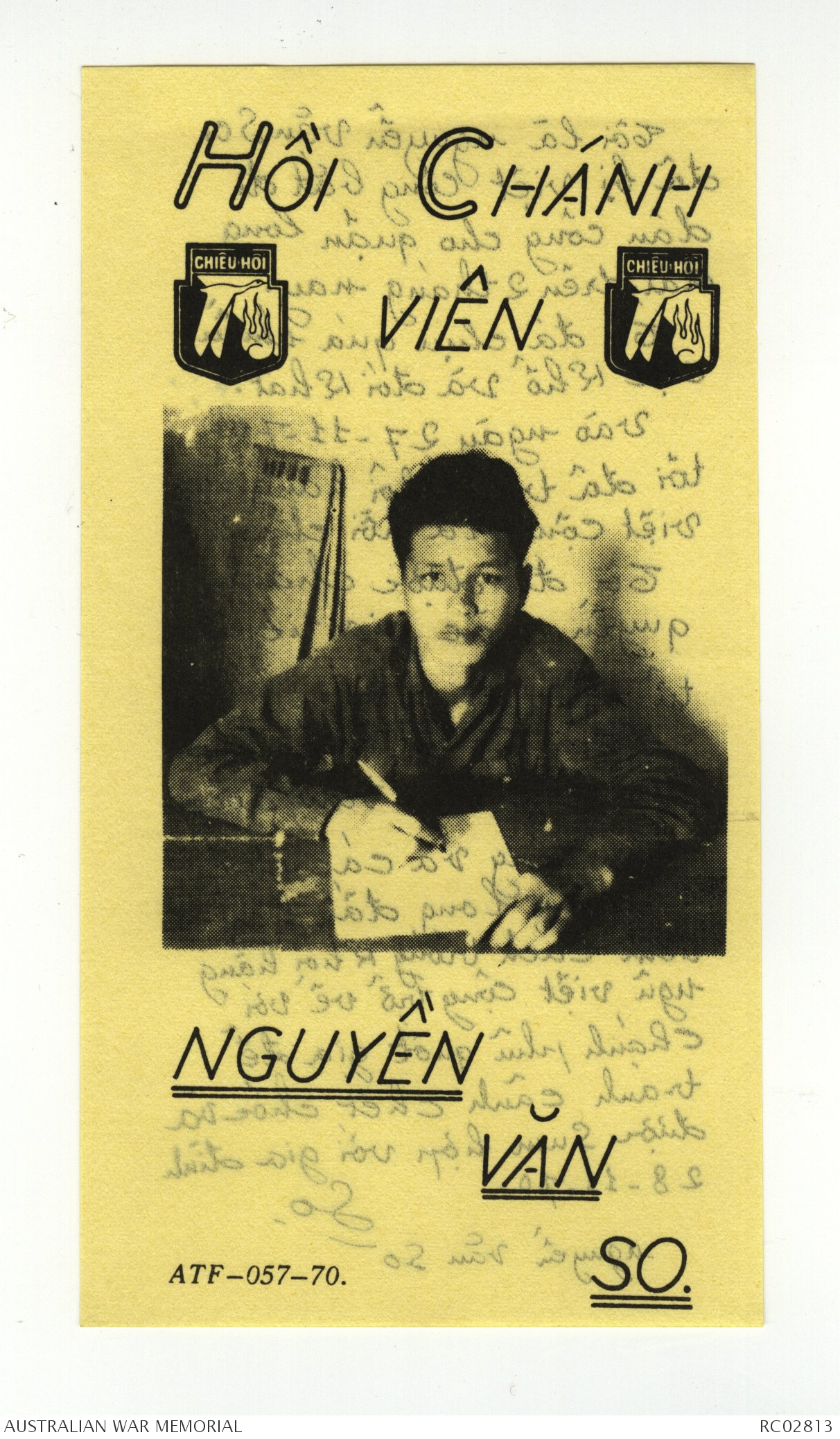 ATF-057-70: Returnee Nguyen Van So | Australian War Memorial