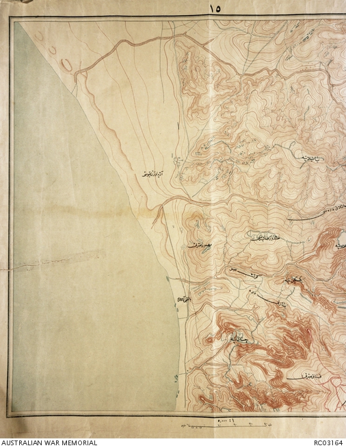 [Turkish map, 1:5,000 North Anzac area] | Australian War Memorial