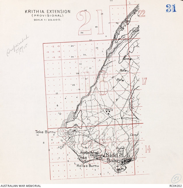 Krithia extension | Australian War Memorial
