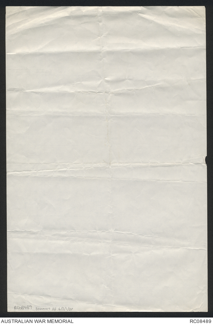 [Menu] General Mess Menu, HMAS Cerberus | Australian War Memorial