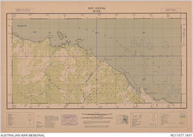 Buna : New Guinea 1:25 000 | Australian War Memorial