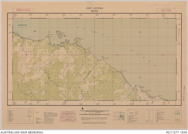Buna : New Guinea 1:25 000 | Australian War Memorial