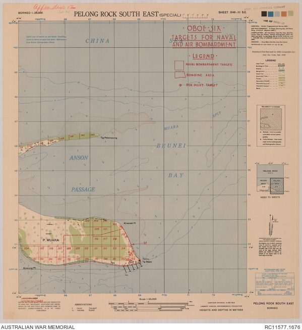 Oboe Six targets for naval and air bombardment : [overprinted on ...