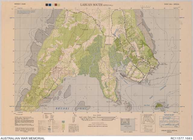 Labuan south (special) : Borneo 1:25,000, sheet 3146-I Special ...