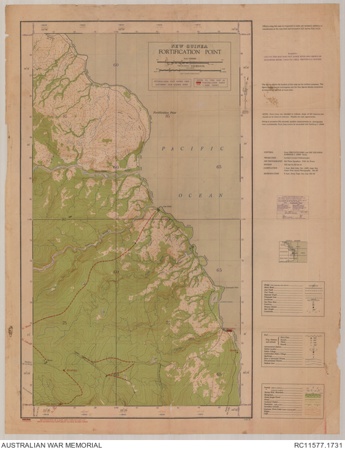 Fortification Point : New Guinea 1:25 000 | Australian War Memorial