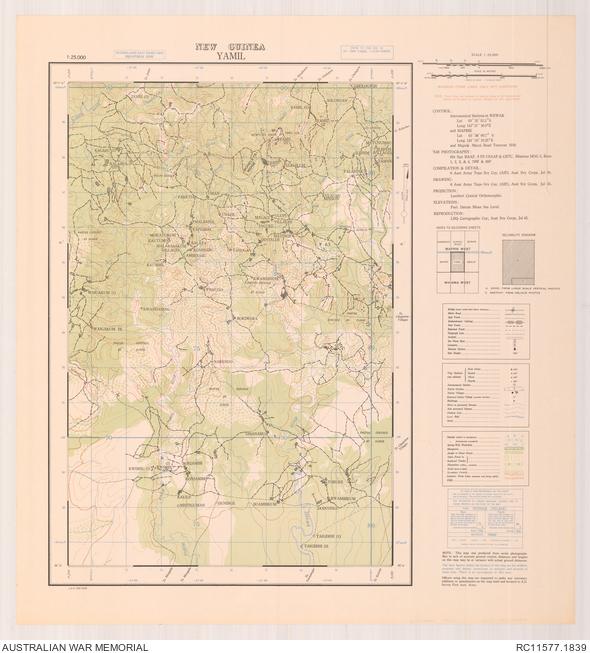 Yamil : New Guinea 1:25 000 | Australian War Memorial