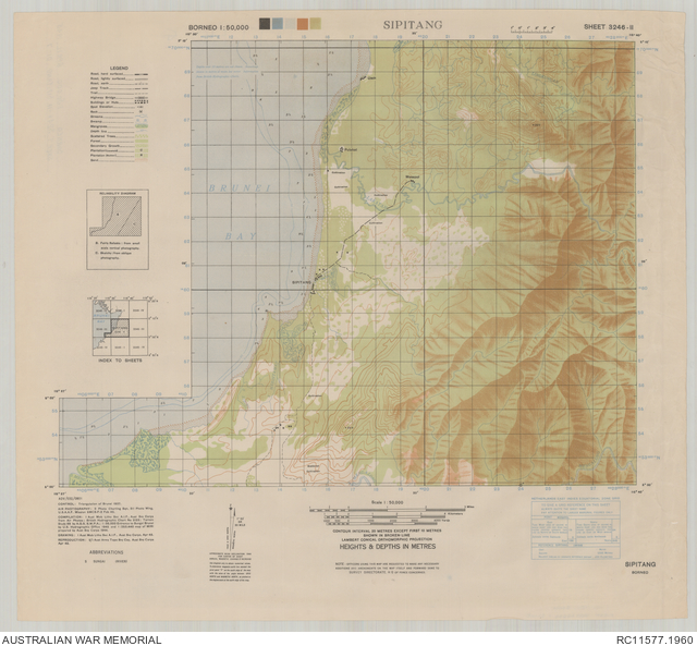 Sipitang : Borneo 1:50,000, sheet 3246-II | Australian War Memorial