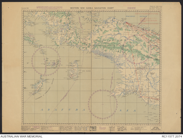 Western New Guinea navigation chart / Sheet A.7, Australian ...