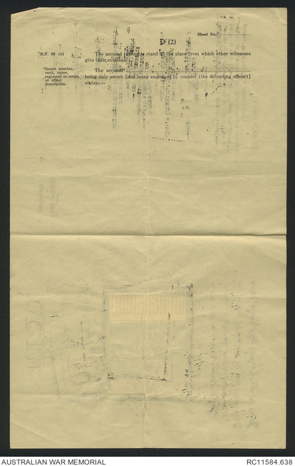[Menu] O.C.T.U (Officer Cadet’s Training Unit) Sgts Mess. New Year ...