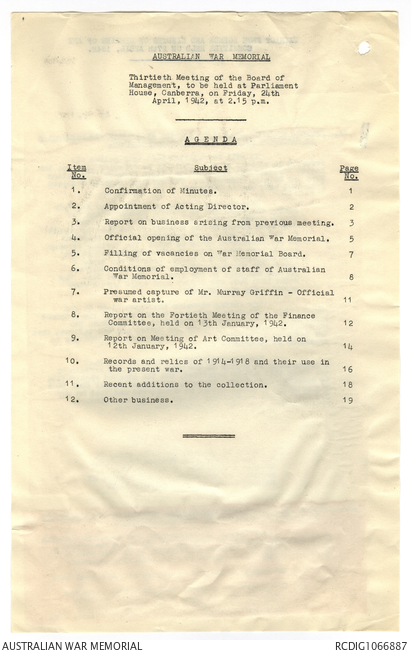 AWM93 50/4/5/2 - [Australian War Memorial registry file:] War of 1939 ...