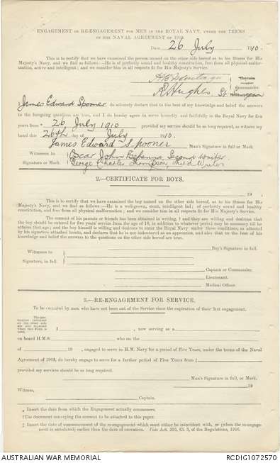 AWM266 6/2/1543 - 1543 James Edward Spooner | Australian War Memorial