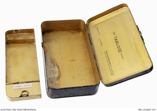 Box for 'Tabloid' first aid kit : Corporal F J Orr, 1st Australian Army ...