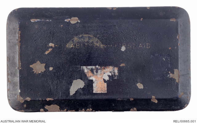 Box for 'Tabloid' first aid kit : Corporal F J Orr, 1st Australian Army ...