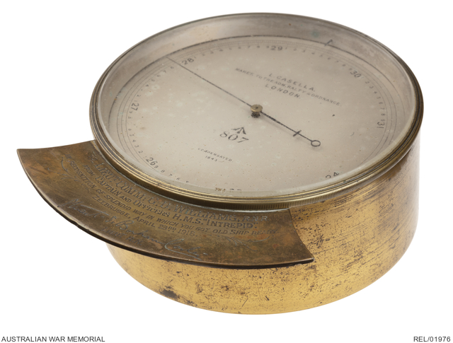 Barometer : HMS Intrepid | Australian War Memorial