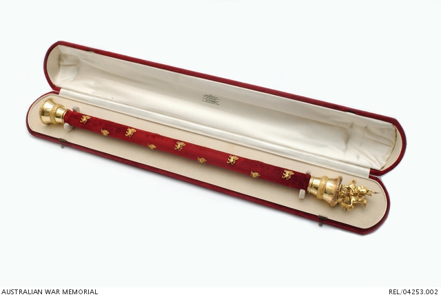 Baton case: Field Marshal Sir William Birdwood, Commander-in-Chief of ...