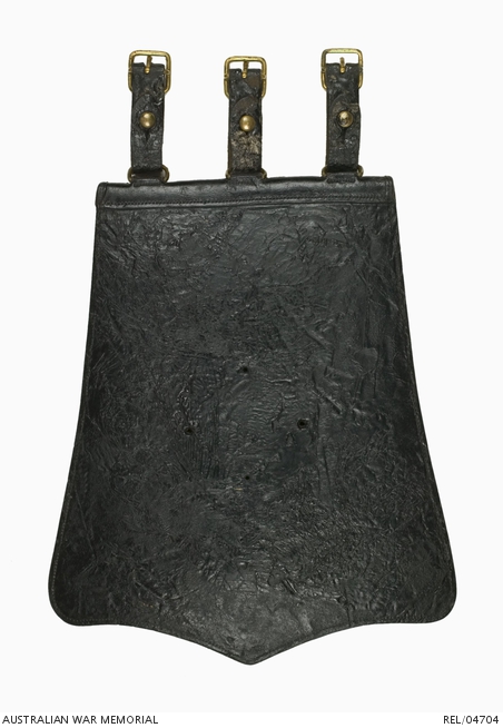 Officer's black patent leather sabretache : 1st Australian Horse ...