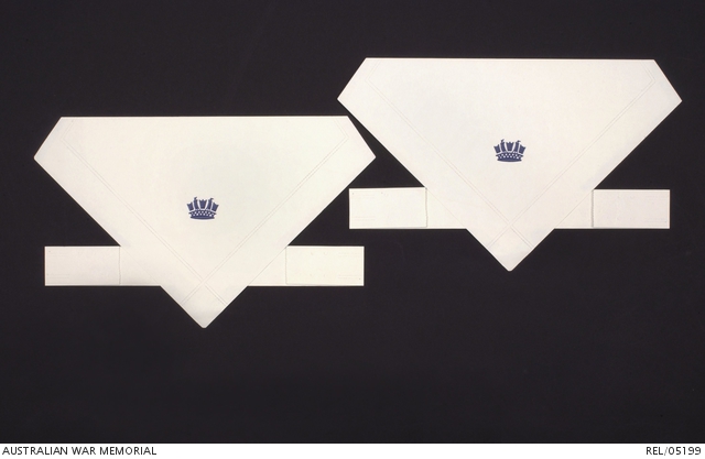 Nurse's disposable paper veils (x2) : Royal Australian Naval Nursing ...
