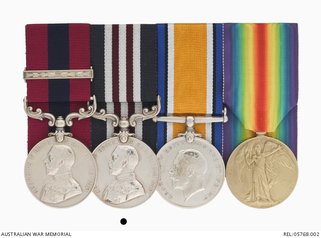 Military Medal: Company Sergeant Major Louis John Mathias, 33 Battalion ...