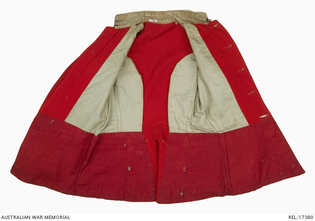 Scarlet Cadet tunic : New South Wales Colonial Forces | Australian War ...