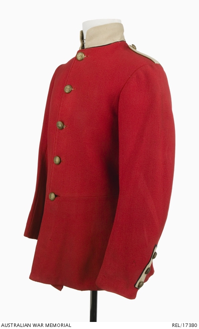 Scarlet Cadet tunic : New South Wales Colonial Forces | Australian War ...