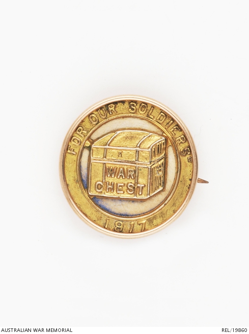 War Chest fundraising badge | Australian War Memorial