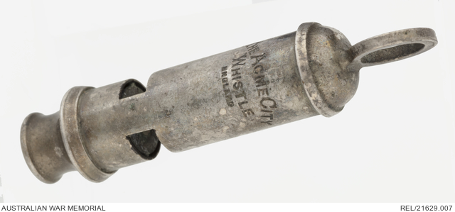 General Service whistle : Gunlayer 2nd Class J A Hill, RAN | Australian ...