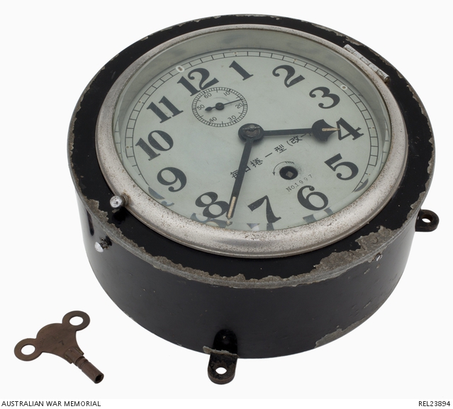 Imperial Japanese Navy Midget Submarine Clock : Sydney Harbour ...