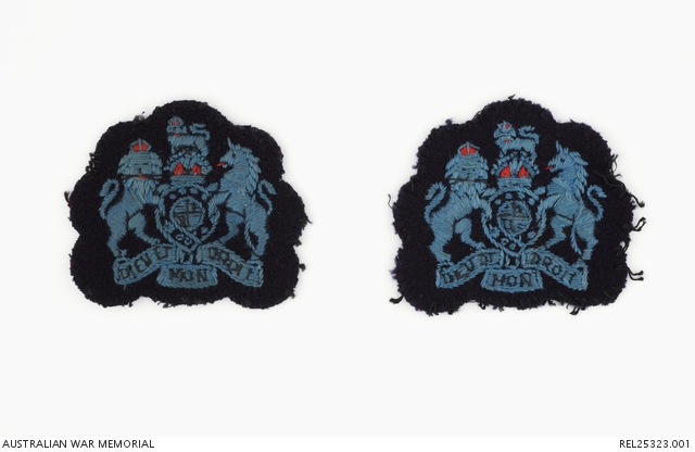 Rank badge: Warrant Officer cloth sleeve badges - Flying Officer M D ...