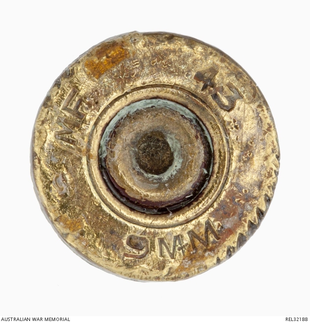 9 x 19 mm Drill Cartridge | Australian War Memorial