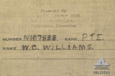 Grooming case : Private W C Williams, Australian Army | Australian War ...
