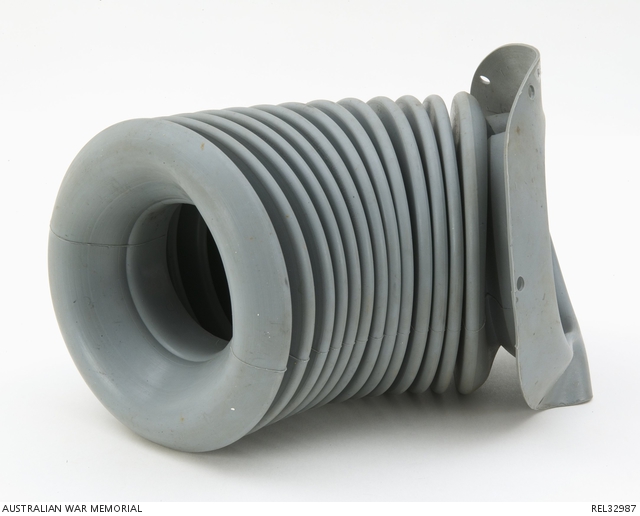 HMAS Brisbane : Spare Target Designation Transmitter (TDT) bellows ...