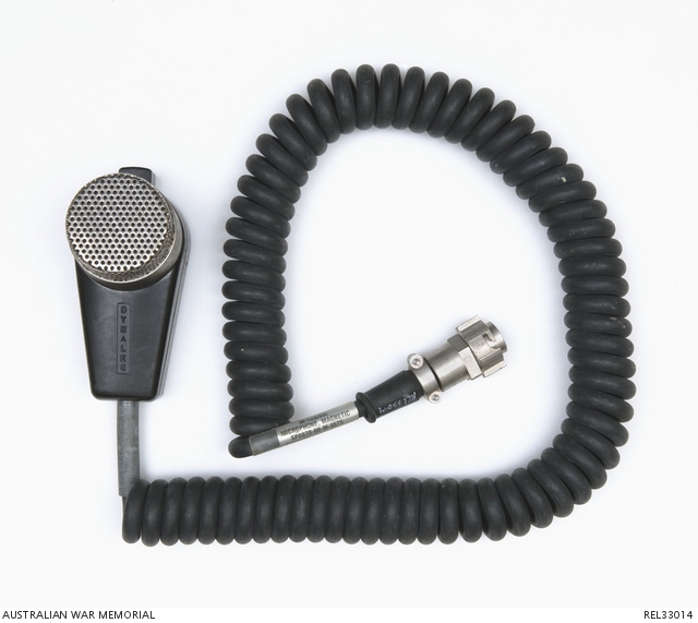 HMAS Brisbane : Hand-held microphone mouthpiece | Australian War Memorial