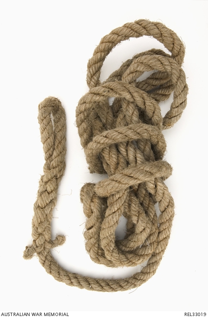 HMAS Brisbane : Rope | Australian War Memorial