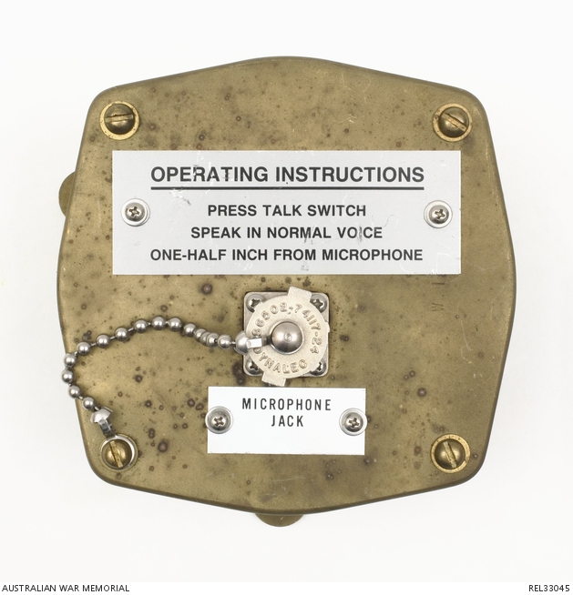 HMAS Brisbane : Microphone Jack Box | Australian War Memorial