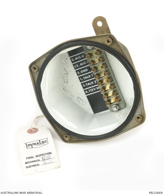 HMAS Brisbane : Microphone Jack Box (body only) | Australian War Memorial