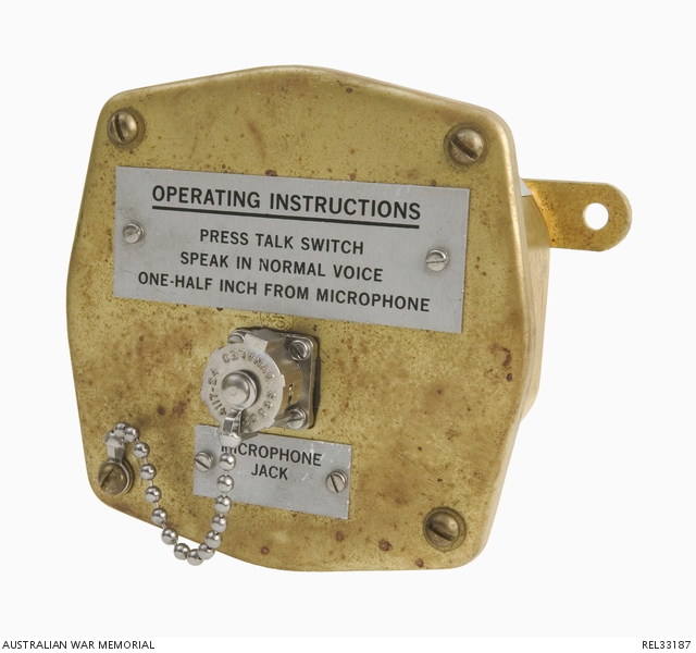 HMAS Brisbane : Microphone Jack Box | Australian War Memorial