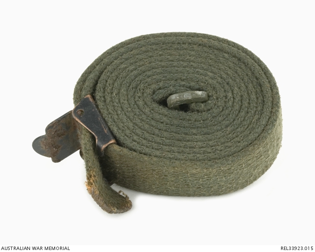 Webbing strap : Corporal A A Rutledge, 2 Cavalry Regiment, East Timor ...