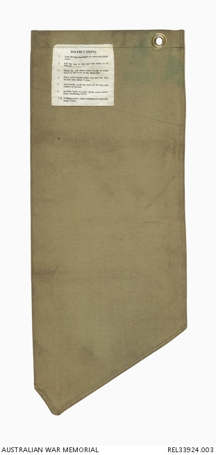 Water filter bag : Corporal A A Rutledge, 2 Cavalry Regiment, East ...