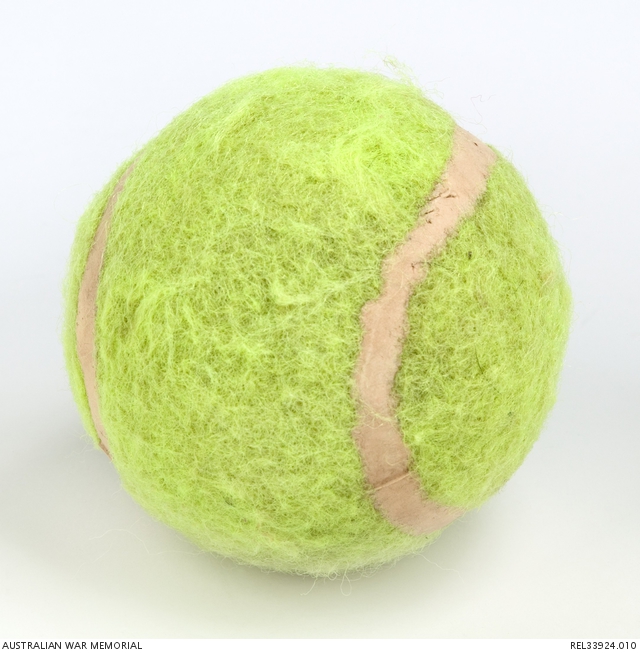 Tennis ball : Corporal A A Rutledge, 2 Cavalry Regiment, East Timor ...