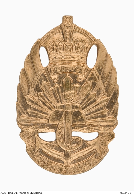 General Service Badge : Private A V Attenborough, Australian Army ...